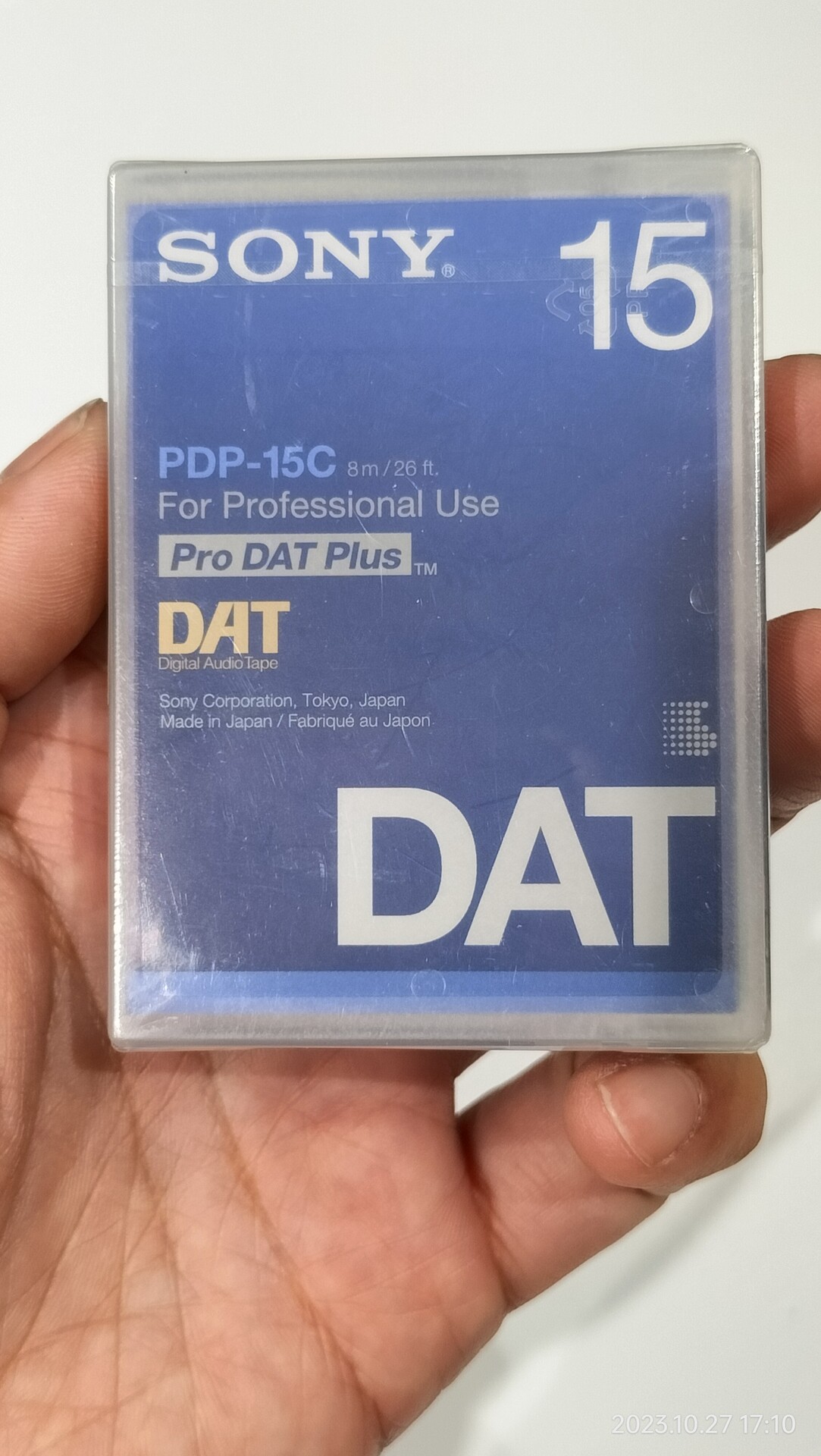 年代調査中/SONY/PDP-15C/For Professional Use/Pro DAT Plus/DAT/15分/ : Extinct ...