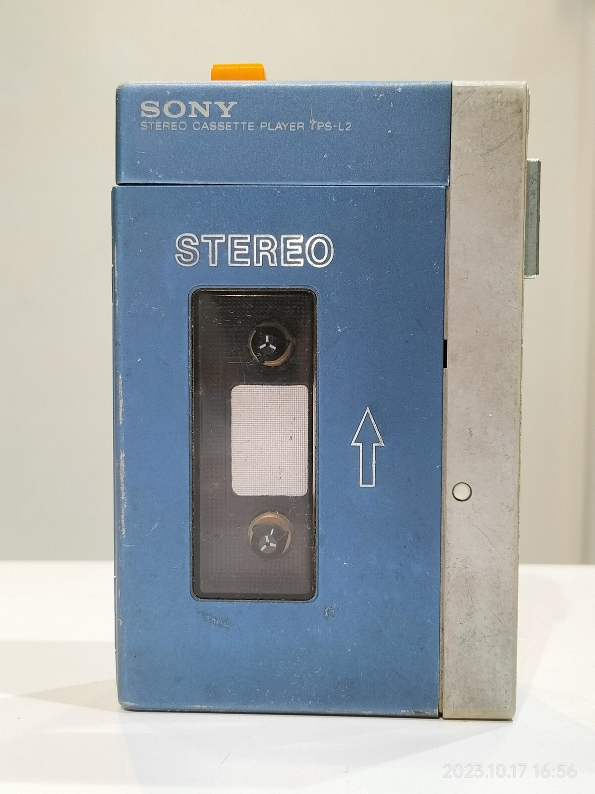1979/昭和54/SONY/TPS-L2/Walkman 1st/初代ウォークマン/ロゴなし/ABヘッドフォン表記/ホットラインボタン/単3 ...