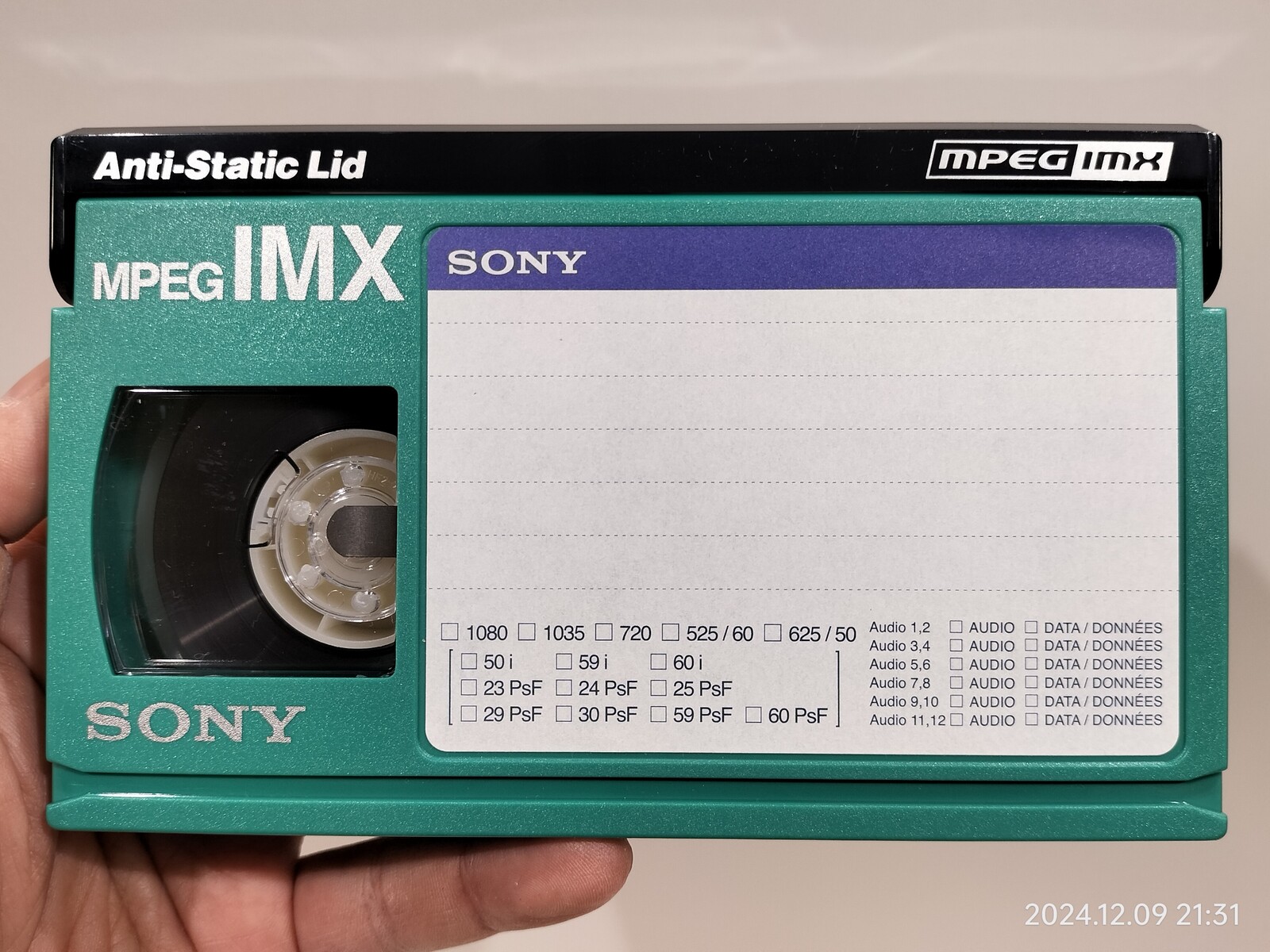 2000/平成12/SONY/BCT-32MX/MPEG IMX/METAL TAPE/525i/ : Extinct Media ...