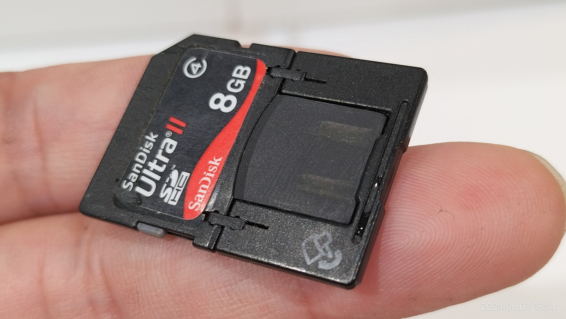 2004/平成16/SanDisk/UltraⅡ/8GB/MicroMate/USB2/Flip-open USB connector/二つ ...