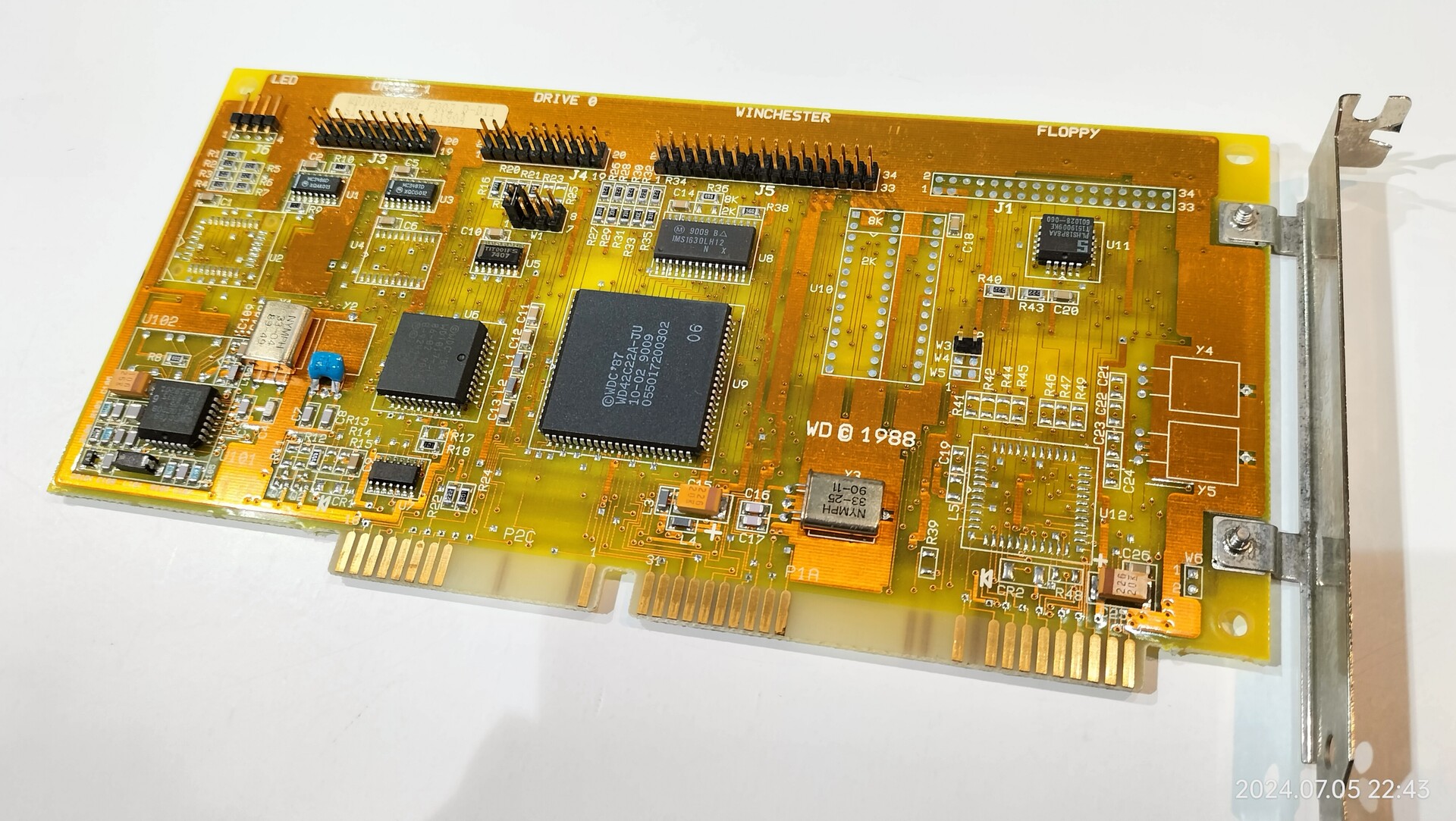 1991/平成3/WESTERN DIGITAL/WD1006V-MM1/Winchester Disk Controller ...