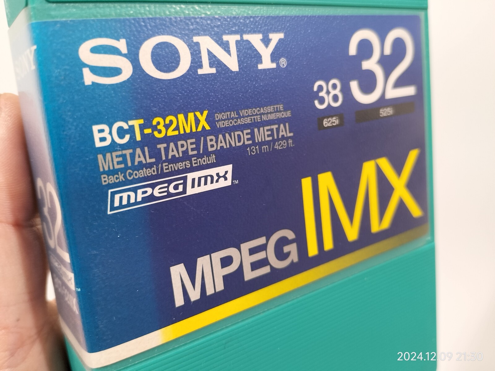 2000/平成12/SONY/BCT-32MX/MPEG IMX/METAL TAPE/525i/ : Extinct Media ...