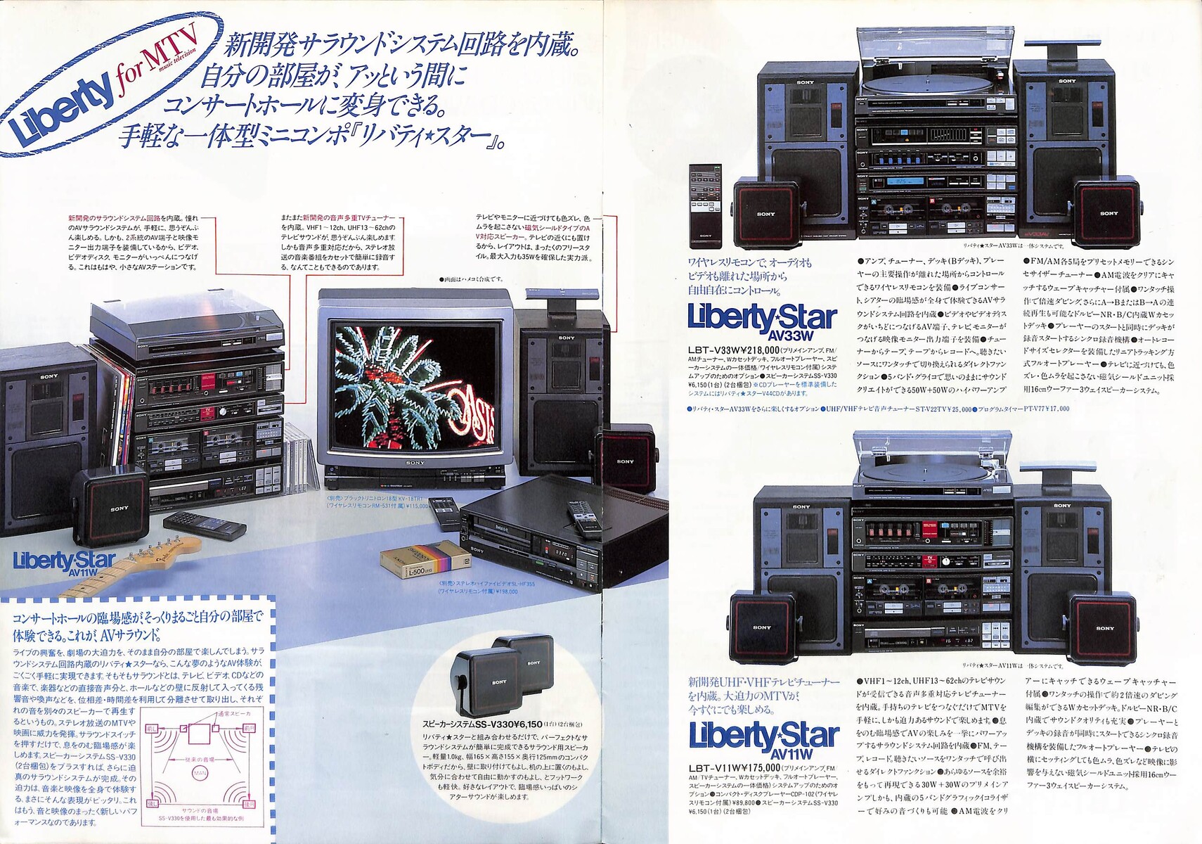 1985/昭和60/SONY/Liberty/SESSION/オーディオ・コンポーネントシステム/カタログ/ : Extinct Media ...
