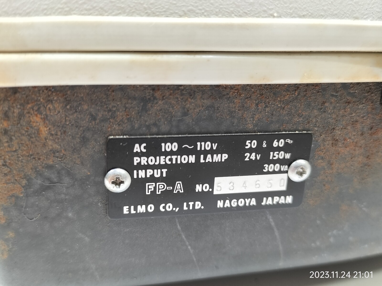 1966/昭和41/ELMO/ELMO FF-A/DELUXE/8mm Film Projector/8mm映写機/ : Extinct ...