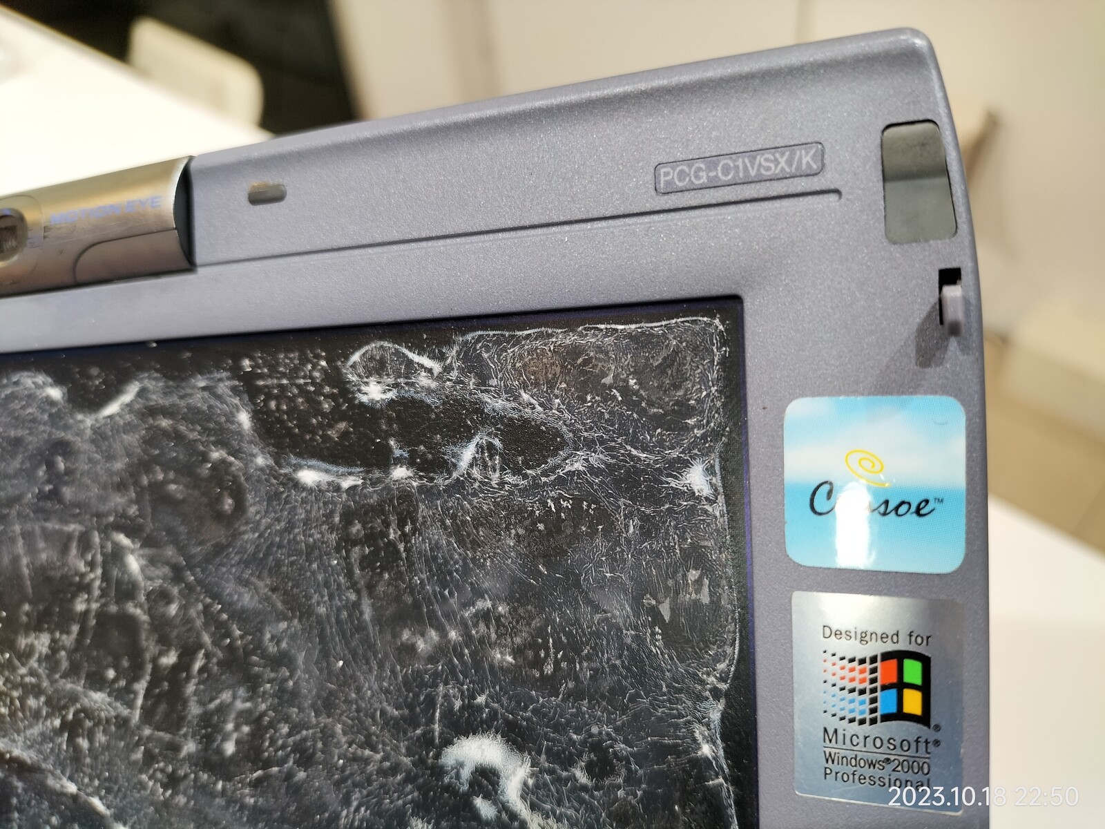 2001/平成13/PCG-C1VSK/K/Transmeta Crusoe/VAIO C1/バイオC1/Motion Eye/A5サイズ ...