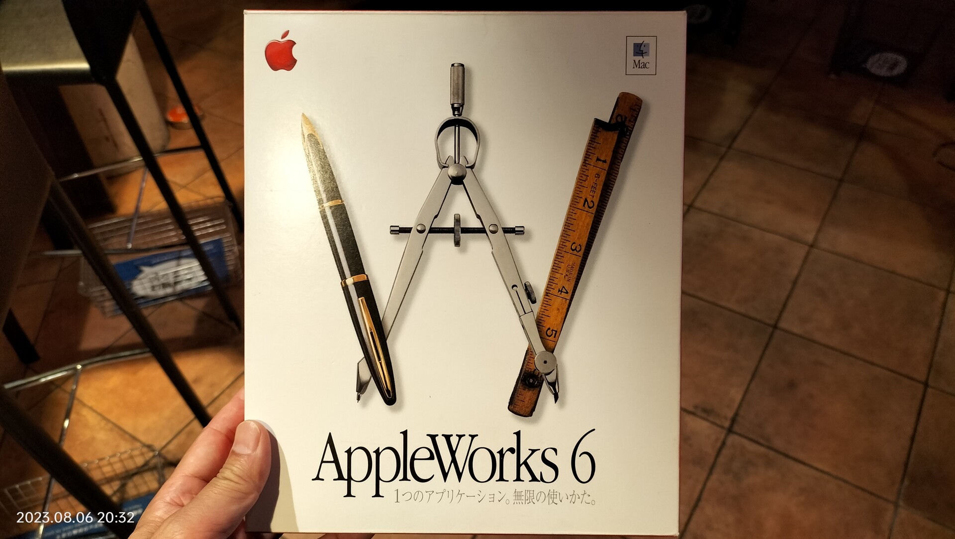 2000/平成12/Apple/AppleWorks 6/アップルワークス/Mac OS8.1以上/PowerPC/アプリケーションCD ...