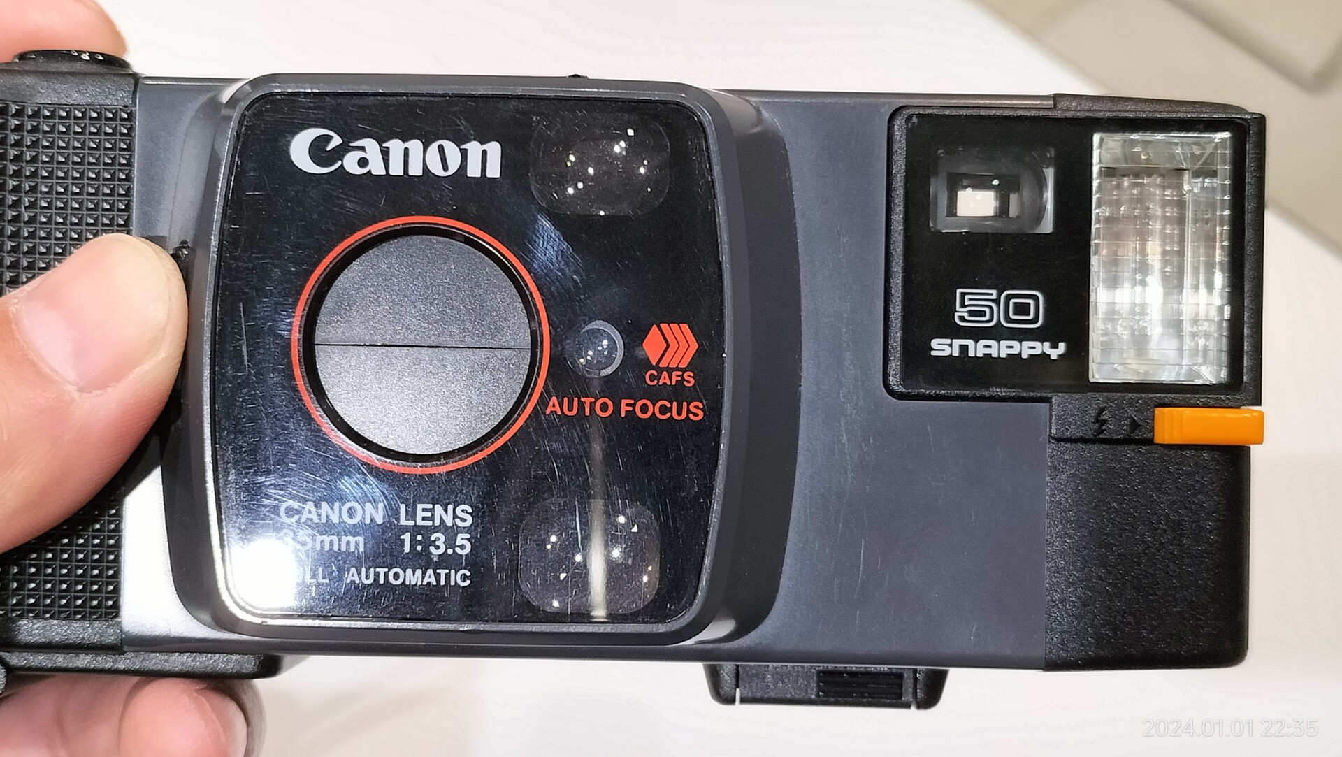 1982/昭和57/Canon/SNAPPY 50/キヤノン/スナッピィ50/35mm単焦点レンズ/コンパクトカメラ/ : Extinct ...