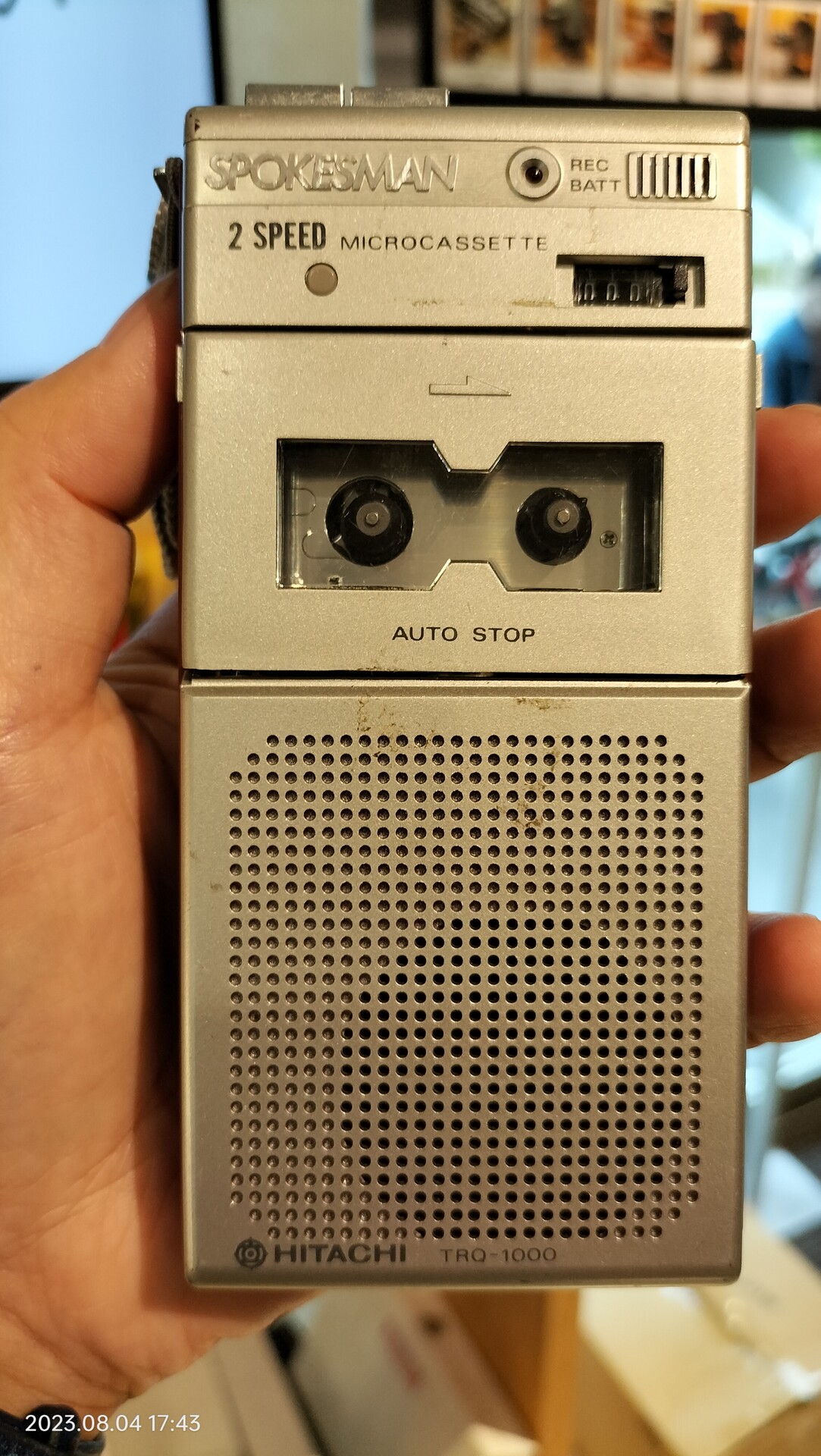 調査中/HITACHI/TRQ-1000/SPOKESMAN/MICRO CASSETTE RECODER/マイクロカセットレコーダー/2 ...