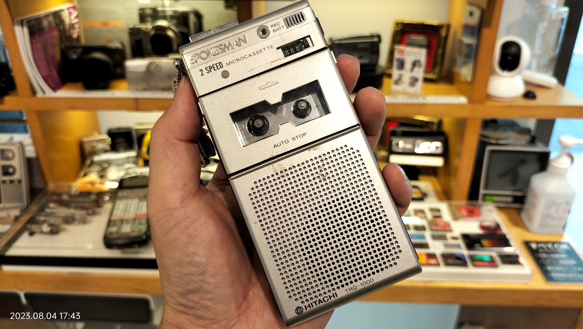 調査中/HITACHI/TRQ-1000/SPOKESMAN/MICRO CASSETTE RECODER/マイクロカセットレコーダー/2 ...