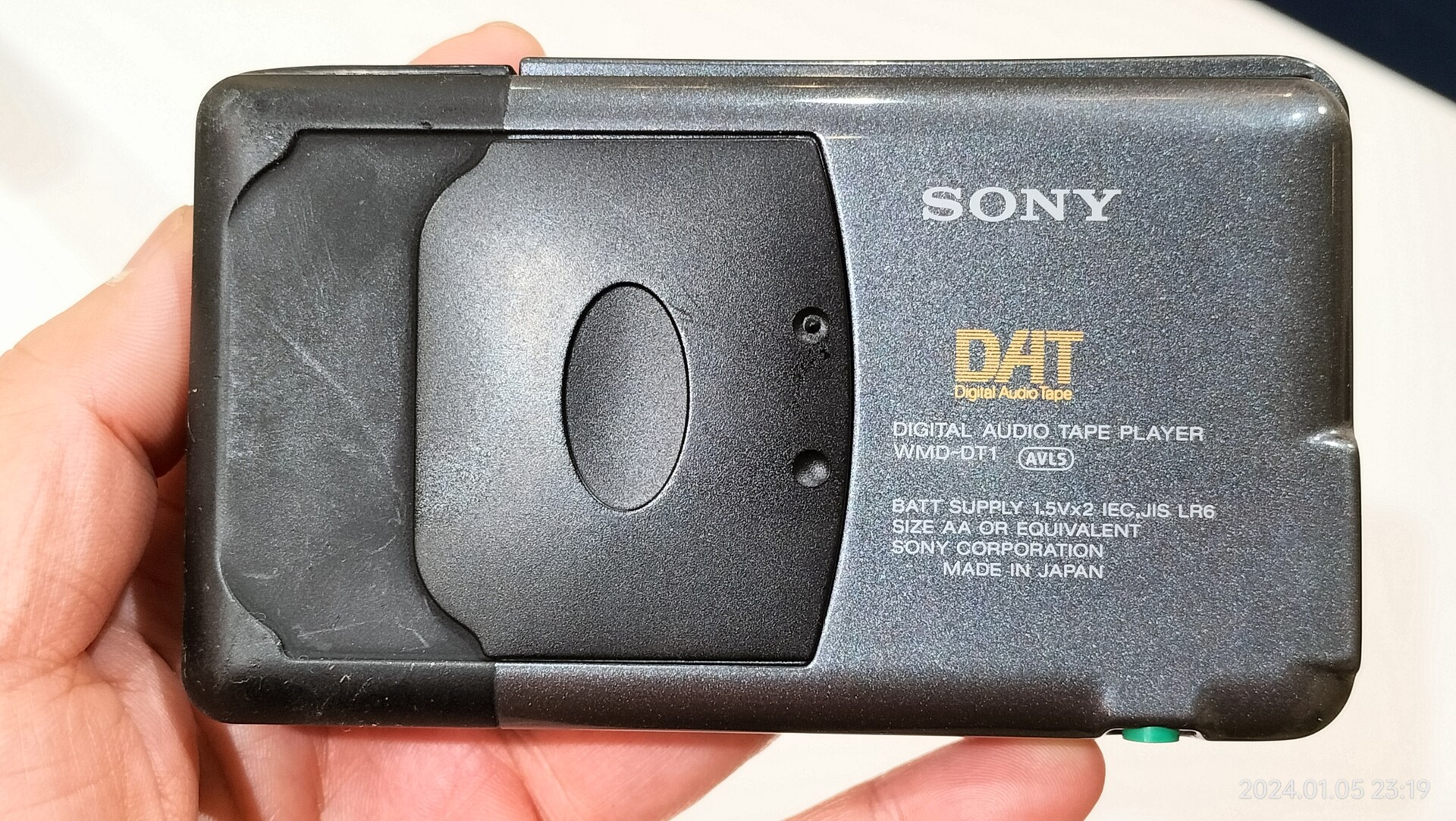 1993/平成5/SONY/WMD-DT1/DAT/WALKMAN/ソニー/再生専用DATウォークマン/エヴァンゲリオン登場モデル元ネタ ...