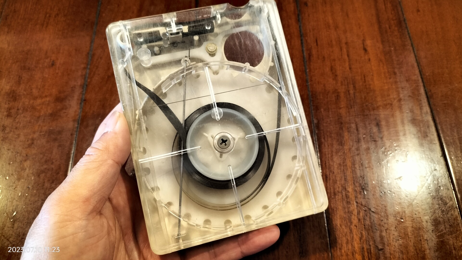 1960/昭和35/TA-PAC/4トラックカートリッジテープ/スケルトン仕様/ : Extinct Media Museum | 絶滅メディア博物館