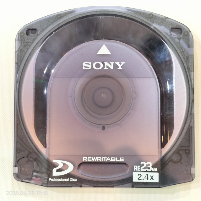 2004/平成16/SONY/Professional Disc/PFD23A/MPEG-2/XDCAM用記録メディア/片面1層/23GB ...