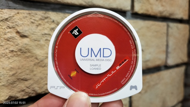 2005/平成17/SONY/USD/Universal Media Disc/PSP専用/光ディスク/片面2層/1.8GB/CLV形式 ...