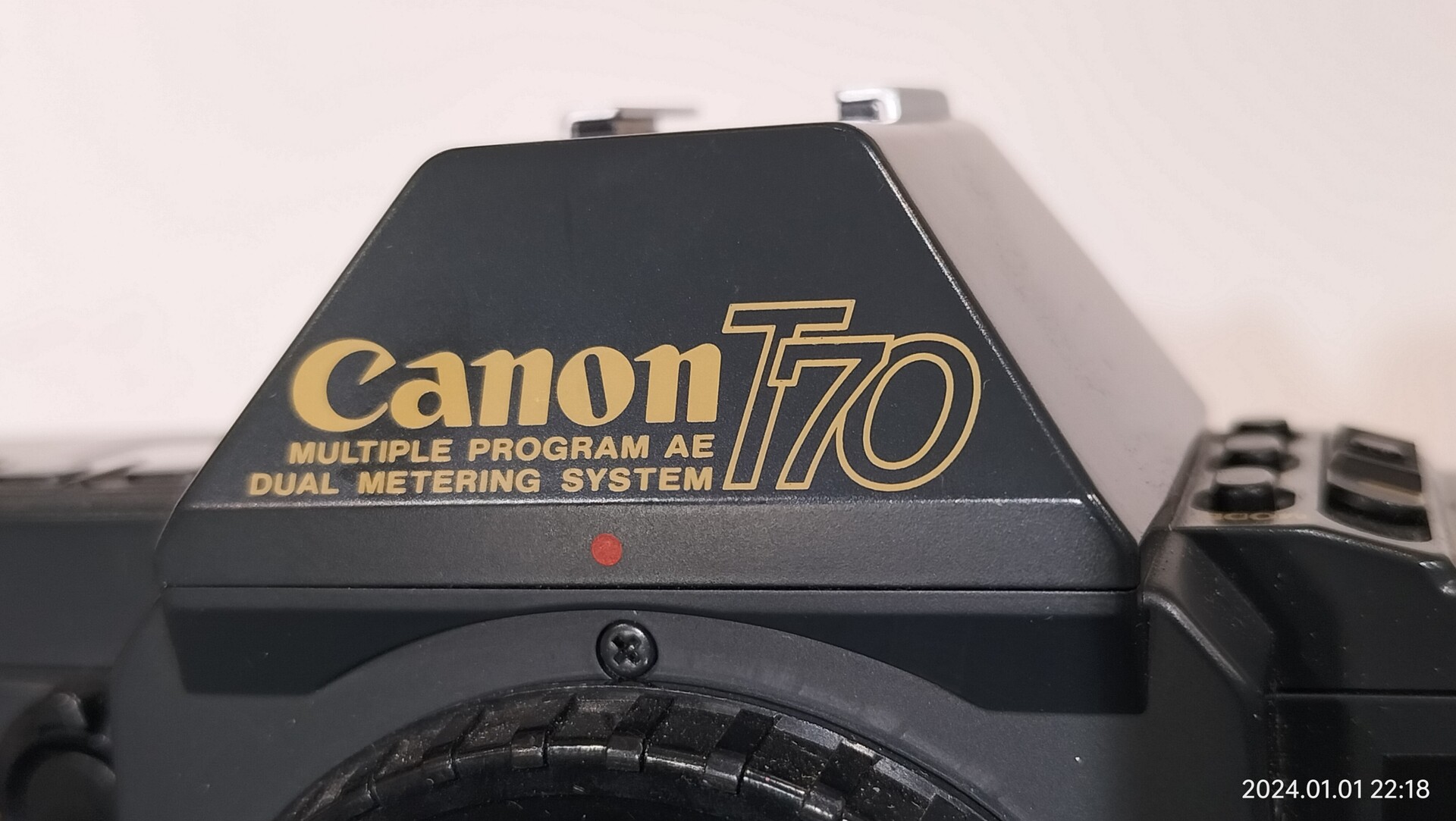 1984/昭和59/Canon/T70/キヤノン/Tシリーズ第二弾/大型LCDパネル/グッドデザイン賞/ヨーロピアン・カメラ・オブ・ザ・イヤー ...