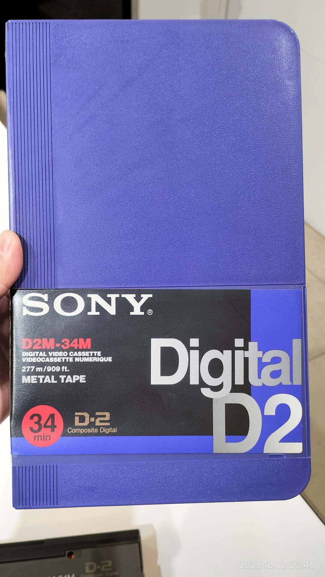 1997/平成9/SONY/D2M-34M/D2/Composit Digital/34分/デジタルビデオカセット/ : Extinct ...