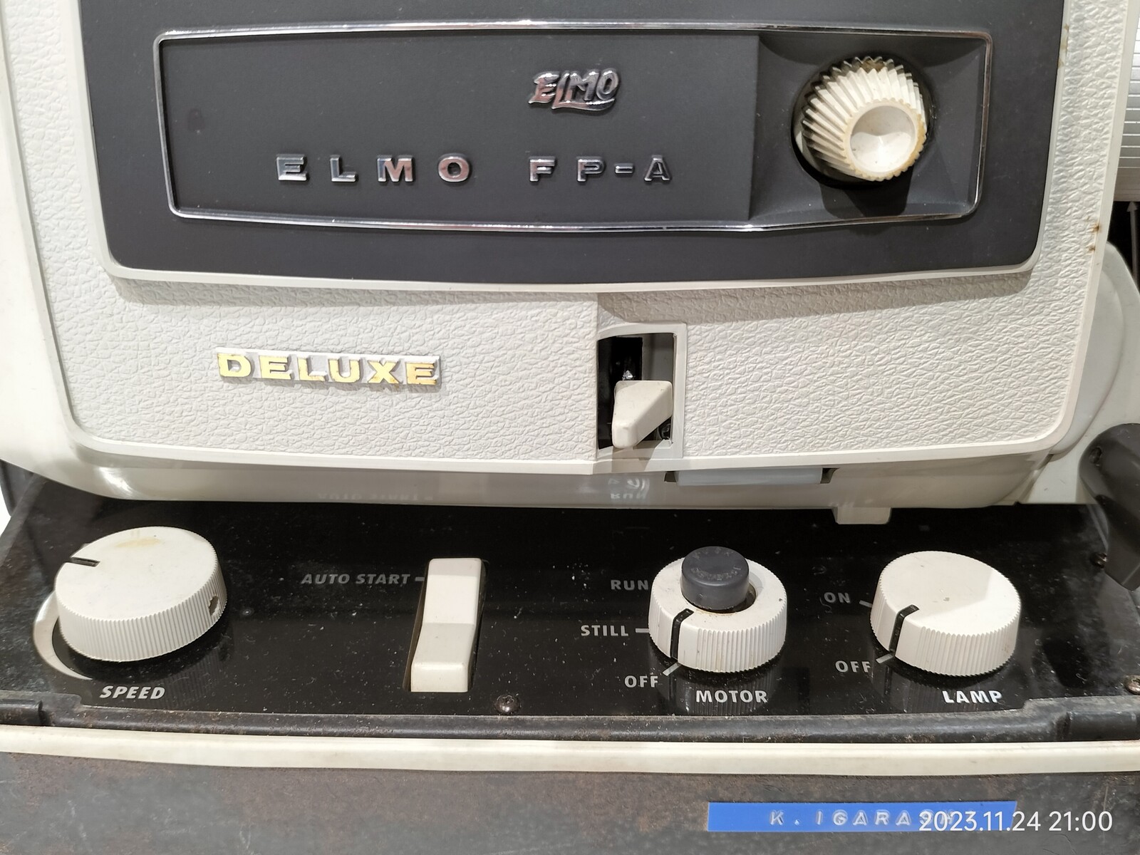 1966/昭和41/ELMO/ELMO FF-A/DELUXE/8mm Film Projector/8mm映写機/ : Extinct ...