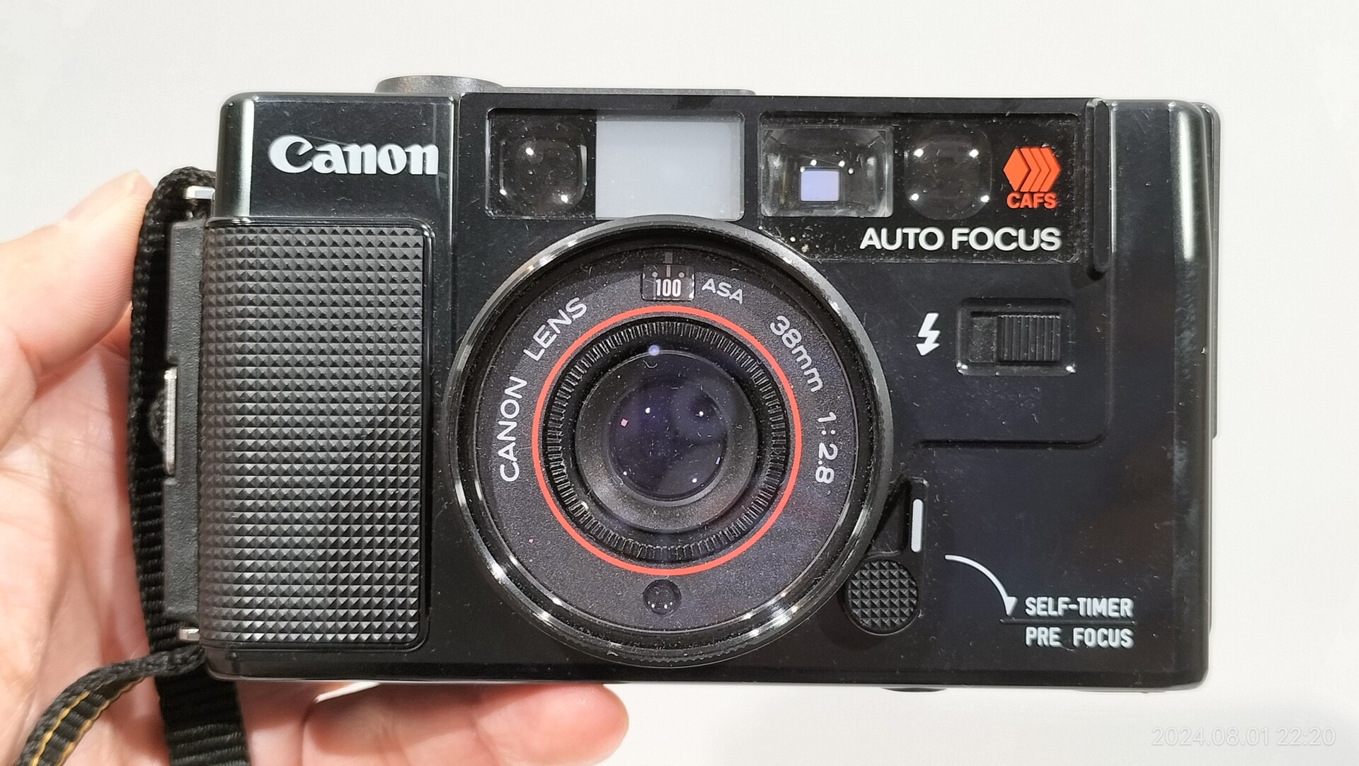 1979/昭和54/Canon/AF35M/Autoboyは愛称として使用/38mm/F2.8/発売当時世界最初のレンズシャッター式35mm ...