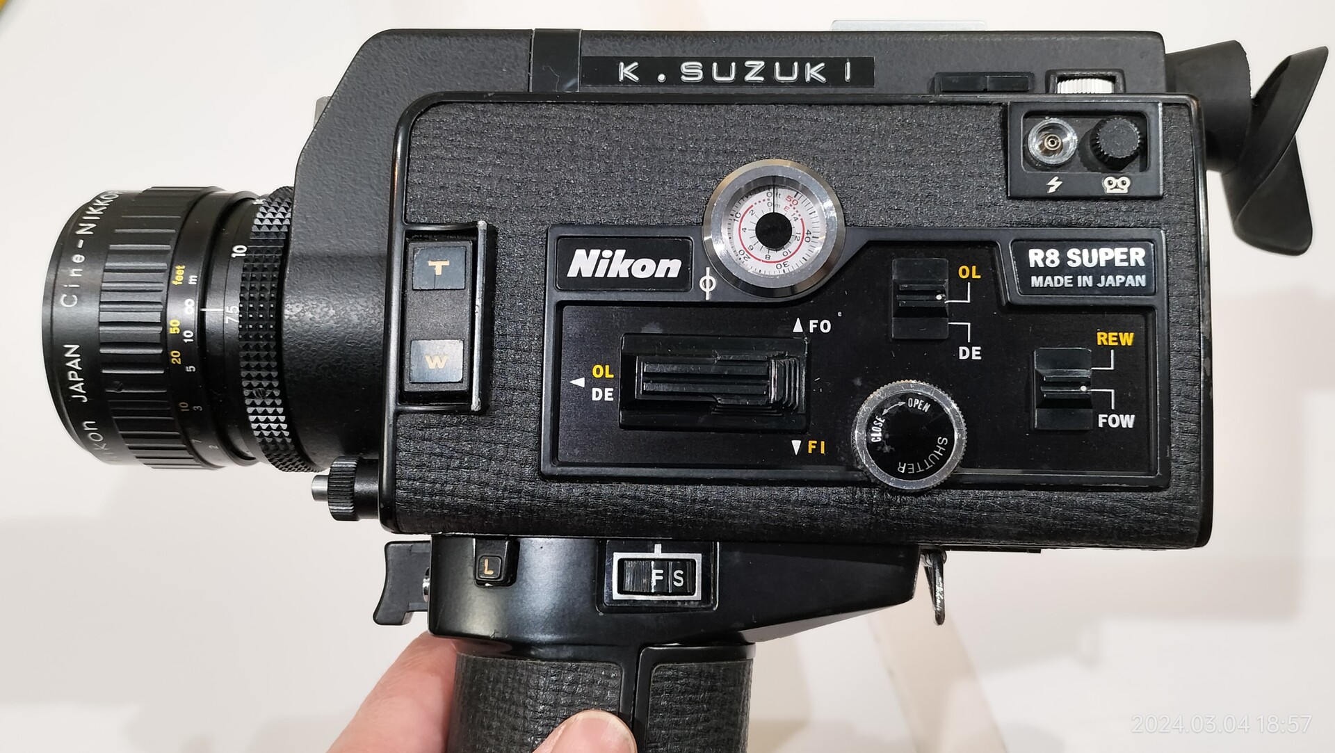 1973/昭和48/Nikon/R8 SUPER ZOOM/Super8/光学8倍/100コマ逆転撮影/Nikon最後の8mmカメラ/発売時 ...