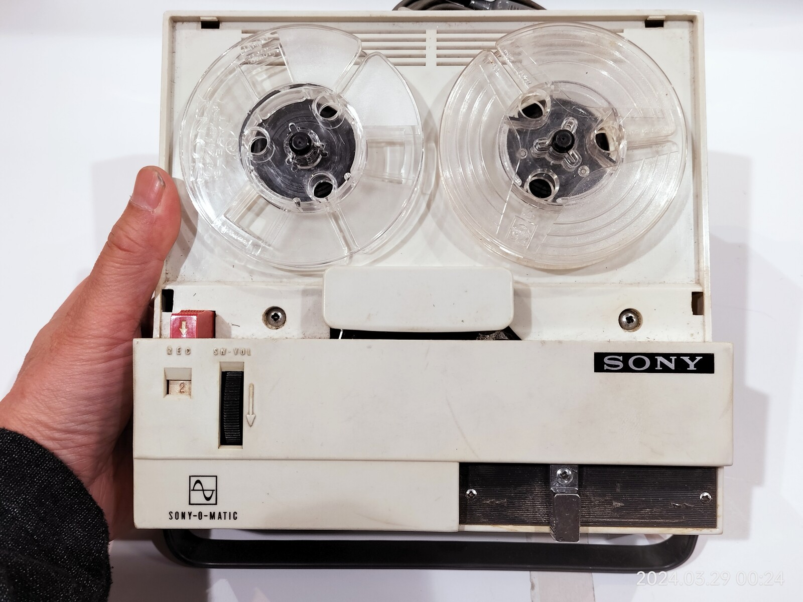 1965/昭和40/SONY/TC-123/TAPECORDER/SONY-O-MATIC/3 inch reel/ソニー/ソニオマチック3 ...