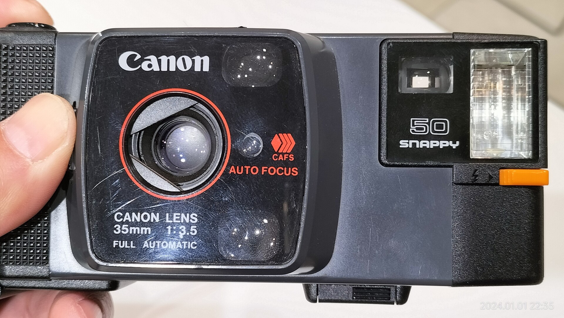 1982/昭和57/Canon/SNAPPY 50/キヤノン/スナッピィ50/35mm単焦点レンズ/コンパクトカメラ/ : Extinct ...