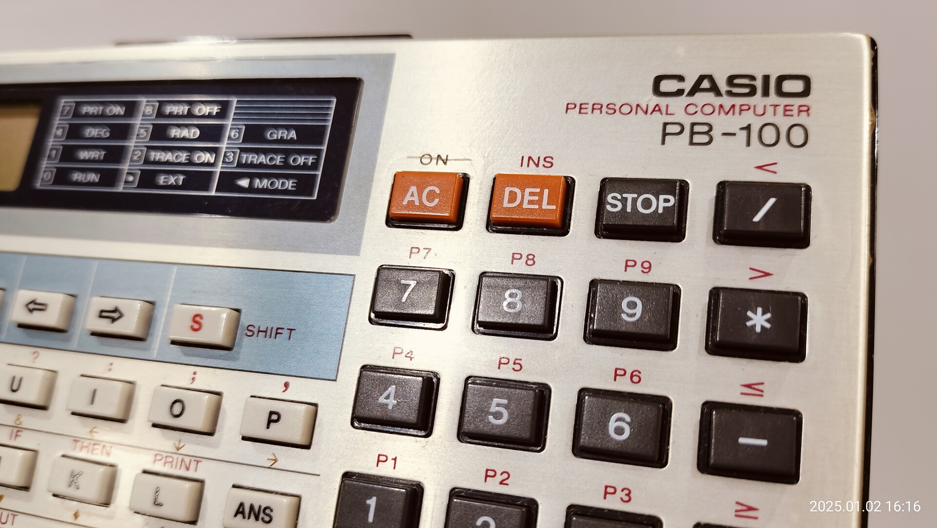 1982/昭和57/CASIO/PB-100/カシオ/ポケットコンピューター/BASIC/ : Extinct Media Museum ...