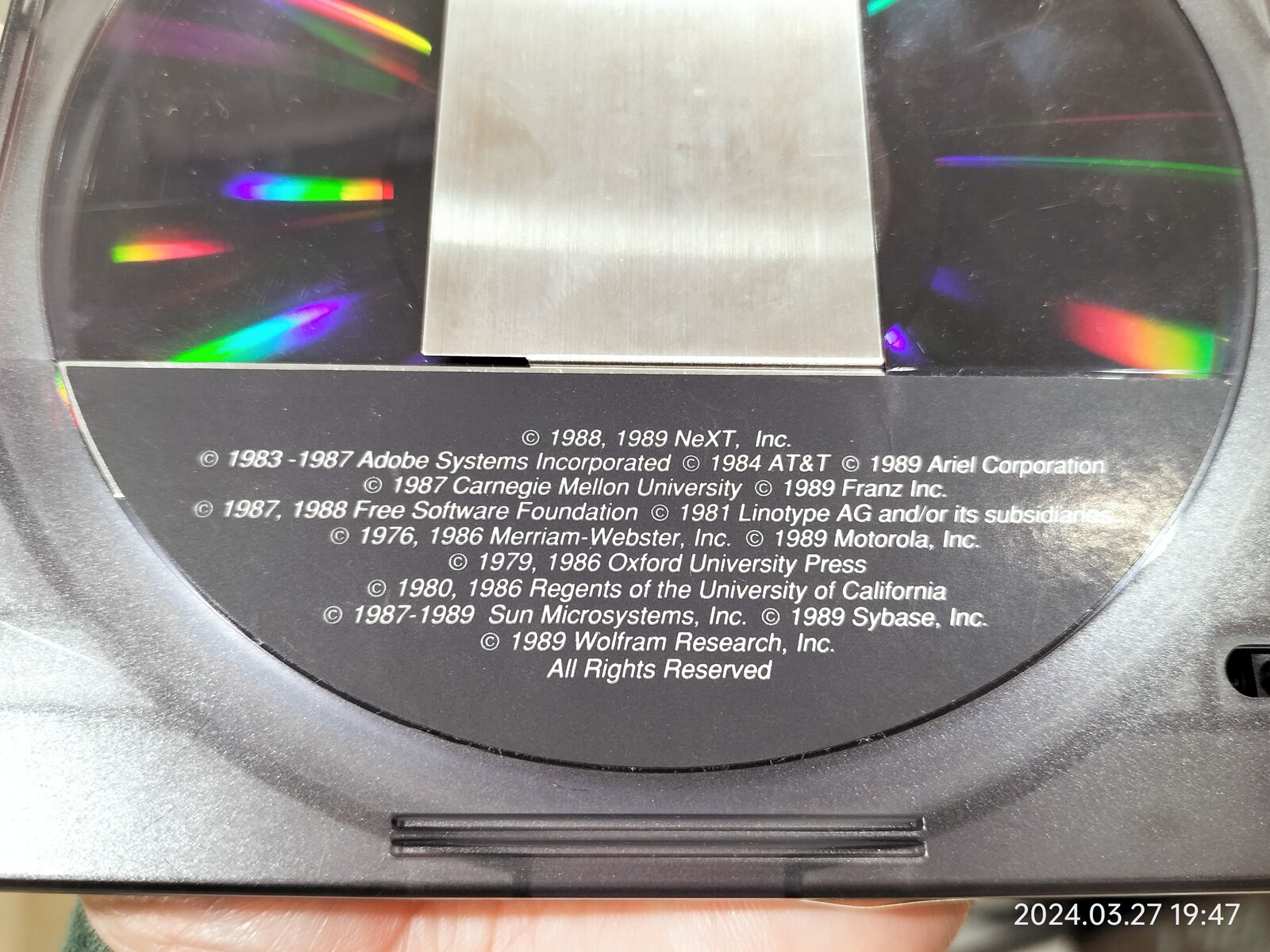 1989/平成1/NEXT/NeXTcube/NEXTSTEP/ネクスト/ネクストキューブ/当時6500ドル/ : Extinct Media ...