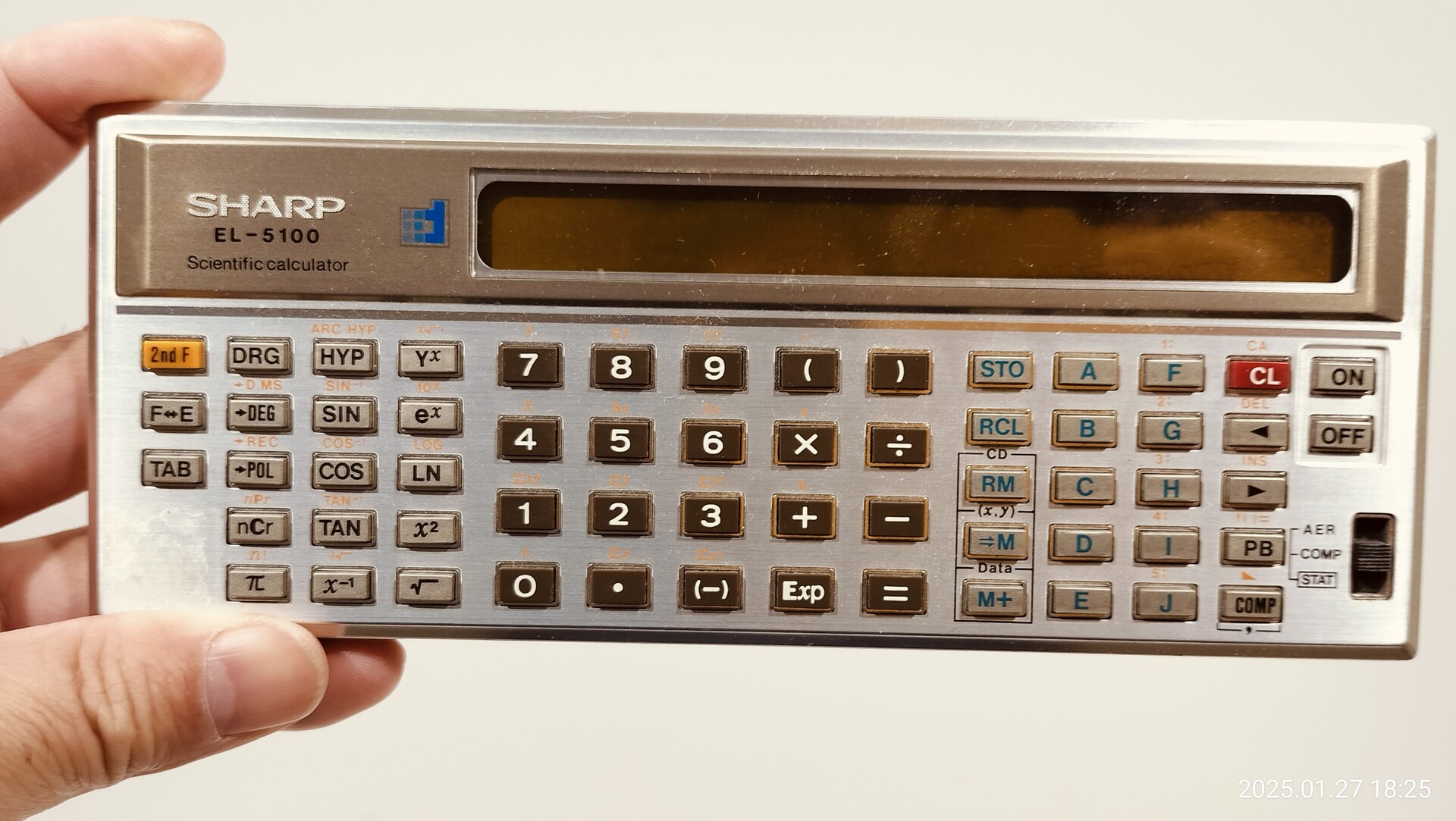 1979/昭和54/SHARP/EL-5100/関数電卓/ピタゴラス/ : Extinct Media Museum | 絶滅メディア博物館