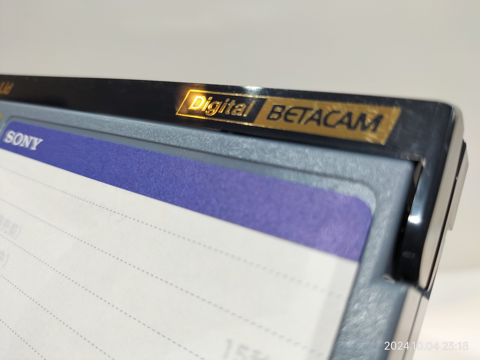 1993/平成5/SONY/BCT-D22/Digital BETACAM/ソニー/デジタルベータカム/スモール/22分テープ/放送局用 ...