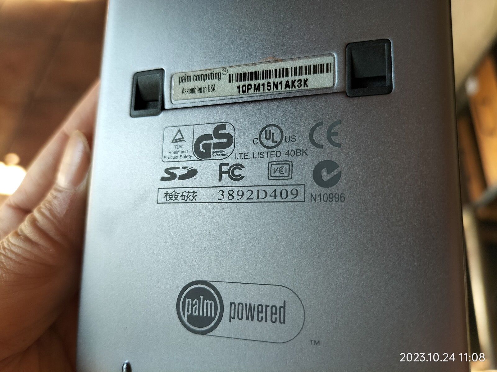 2001/平成13/Palm m505/GOLGO13/Palm OS 4.0/ゴルゴ13エディション/6.5万色カラーTFT液晶/SDカード ...