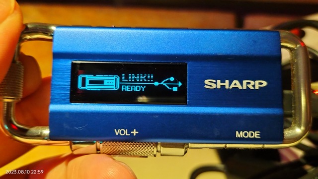 2005/平成17/SHARP/MP-S200/ハニカムプロテクト/FMトランスミッター/ボイレコ機能/単4電池1本/ブルー/動態保存機/ : Extinct Media Museum：絶滅 ...