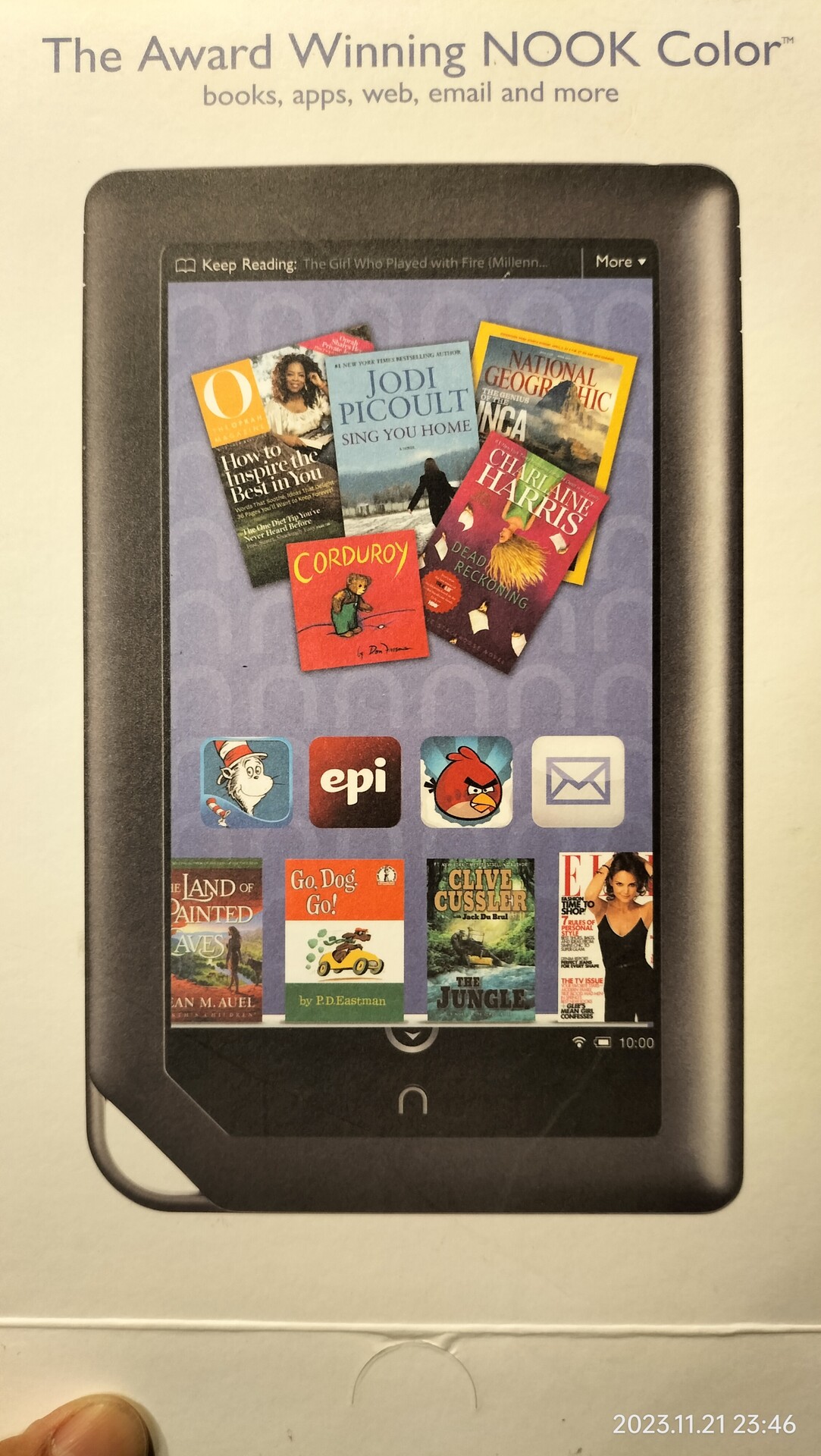 2010/平成22/Barnes & Noble/NOOK Color/Android 2.2/7-inch/ : Extinct Media ...