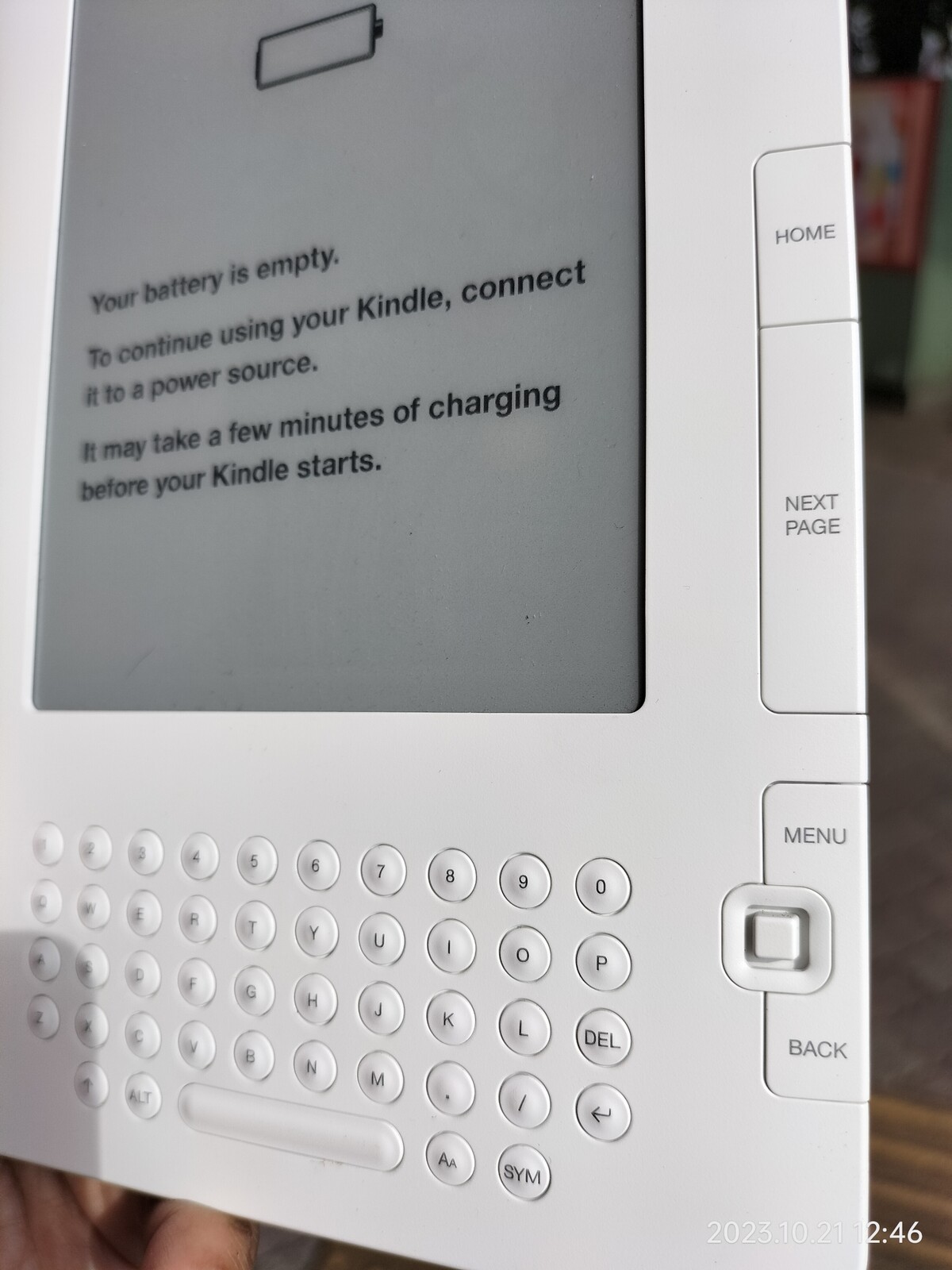 2009/平成21/Amazon/Kindle2/2GB/5-way controller/Kindle OS 2.5.8/E モノクロ16 ...