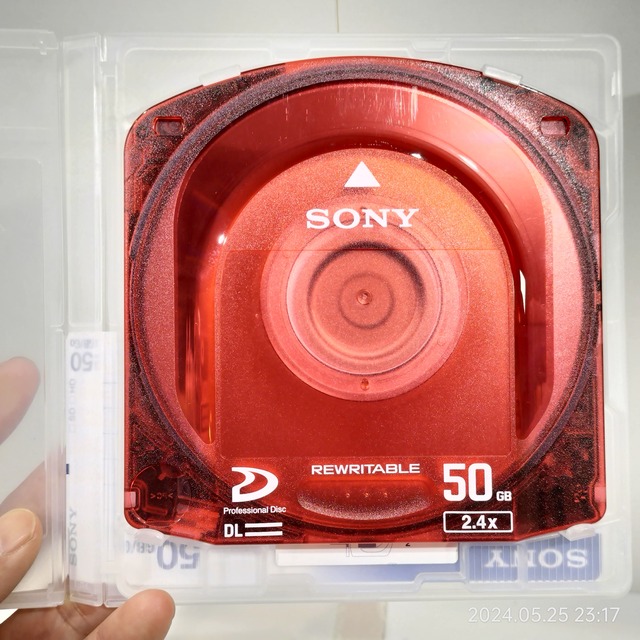 2006/平成18/SONY/XDCAM/PFD50DLA/ProfessionalDisc/50GB/放送局業務用映像ディスク ...