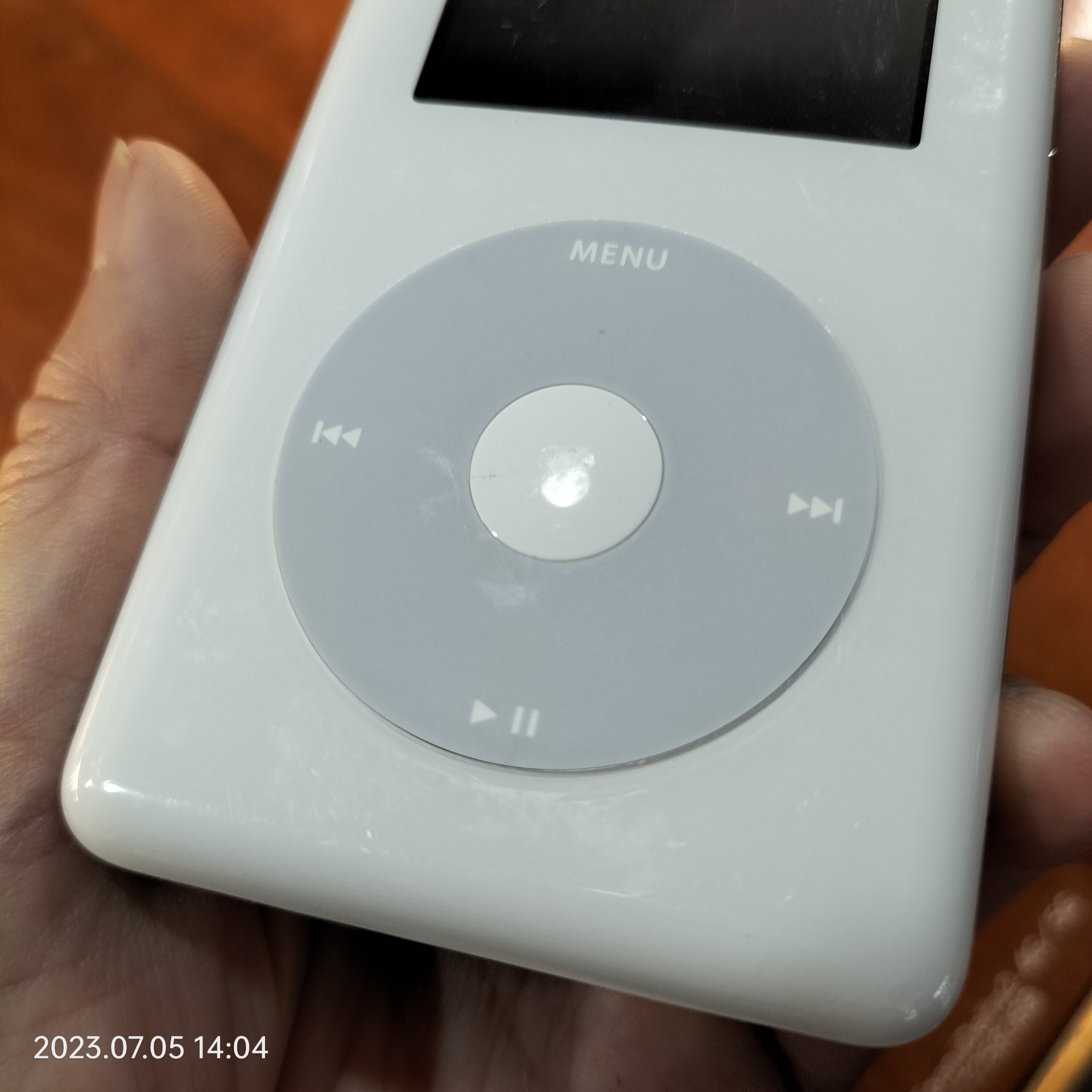 2004/平成16/Apple/iPod Click Wheel/A1059/20GB/AAC対応/第4世代iPod/USB2 ...