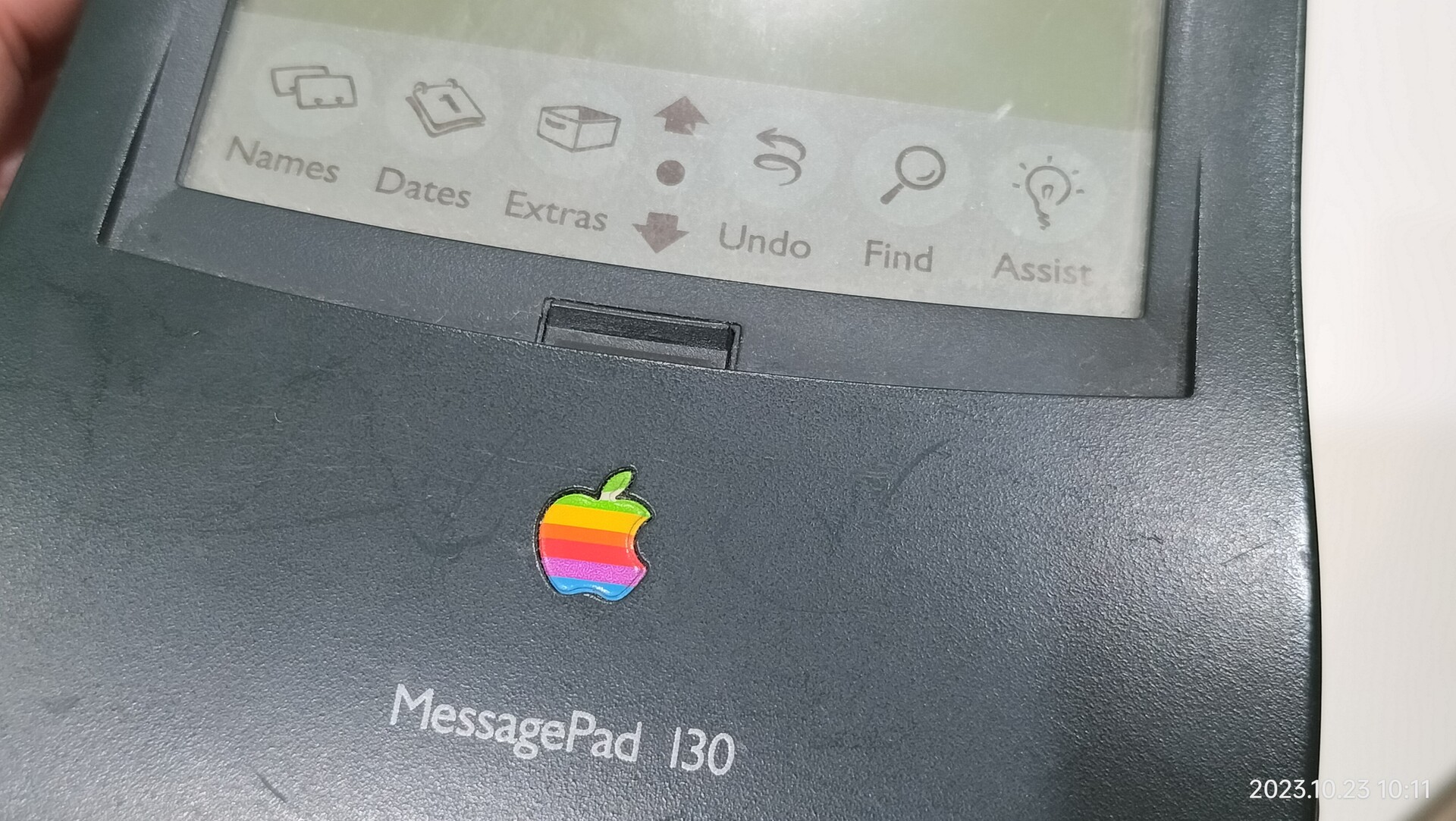 1996/平成8/Apple/Newton/MessagePad 130/PDA/NewtonOS2.0/単3電池4本/PCカードスロット ...