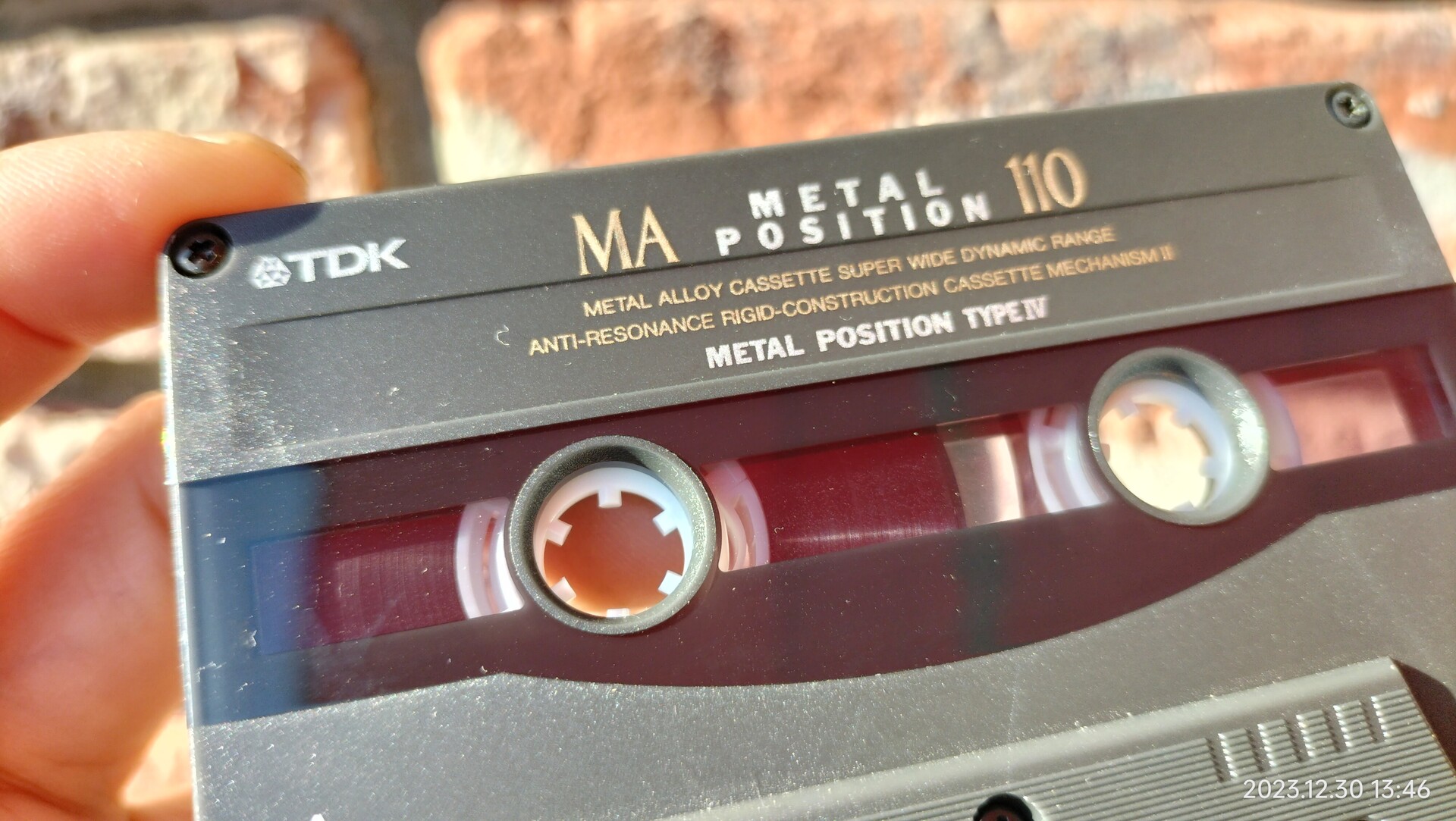 1993/平成5/TDK/MA110/メタルポジション/カセットテープ/ : Extinct Media Museum | 絶滅メディア博物館