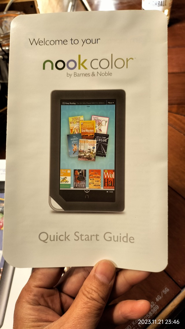 2010/平成22/Barnes & Noble/NOOK Color/Android 2.2/7-inch/ : Extinct Media ...