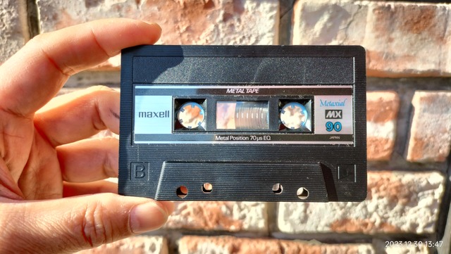 1982/昭和57/maxell/MX90/Metaxial Metal Tape/ : Extinct Media Museum Tokyo