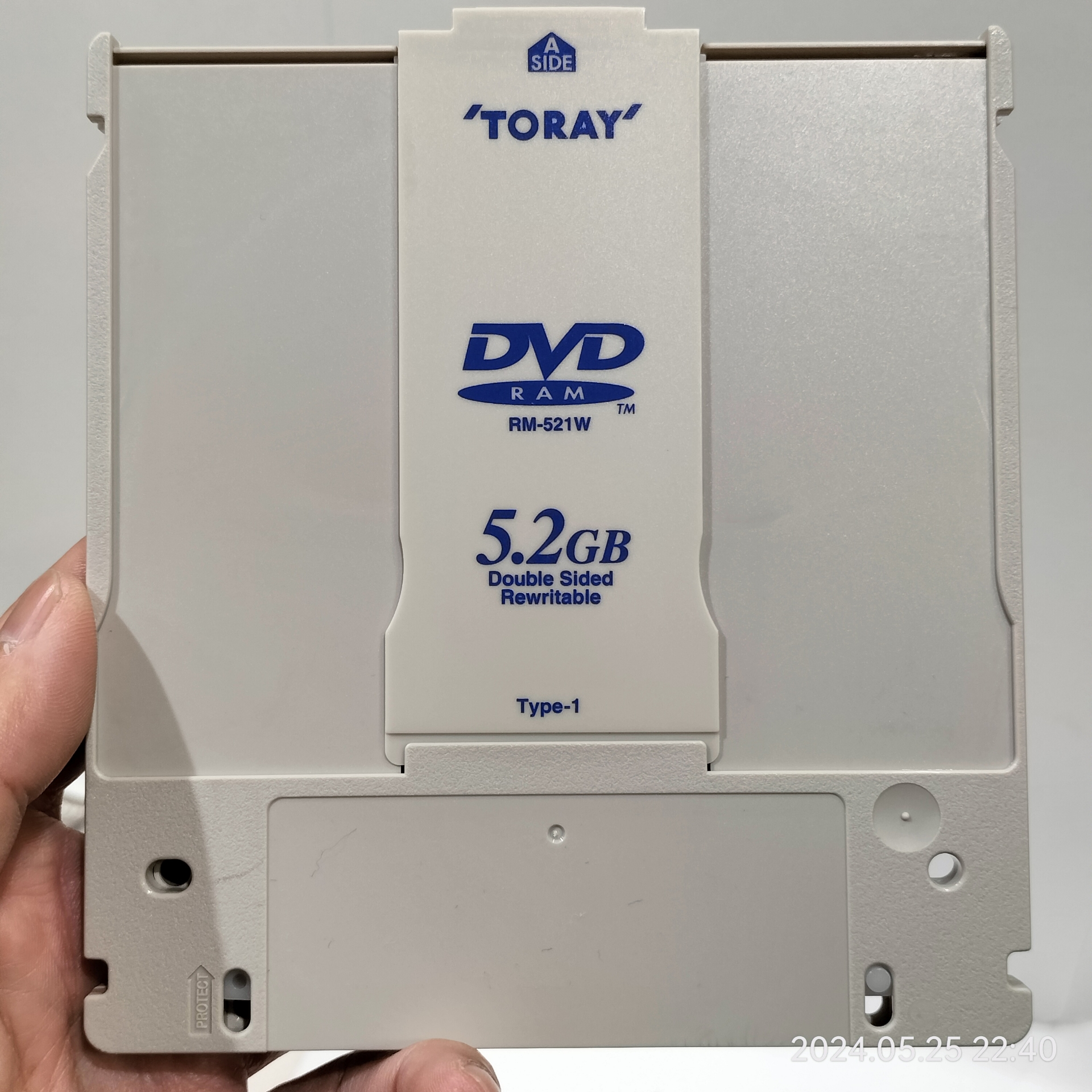 推定1997/平成9/TORAY/DVD-RAM/RM-521W/5.2GB/Double Sided Rewritable/Type-1 ...