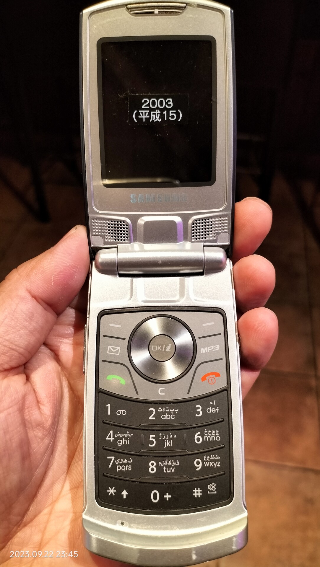 2006/平成18/SAMSUNG/SGH-E490/GSM/130万画素/ブラック/中東仕様/ : Extinct Media Museum：絶滅メディア博物館