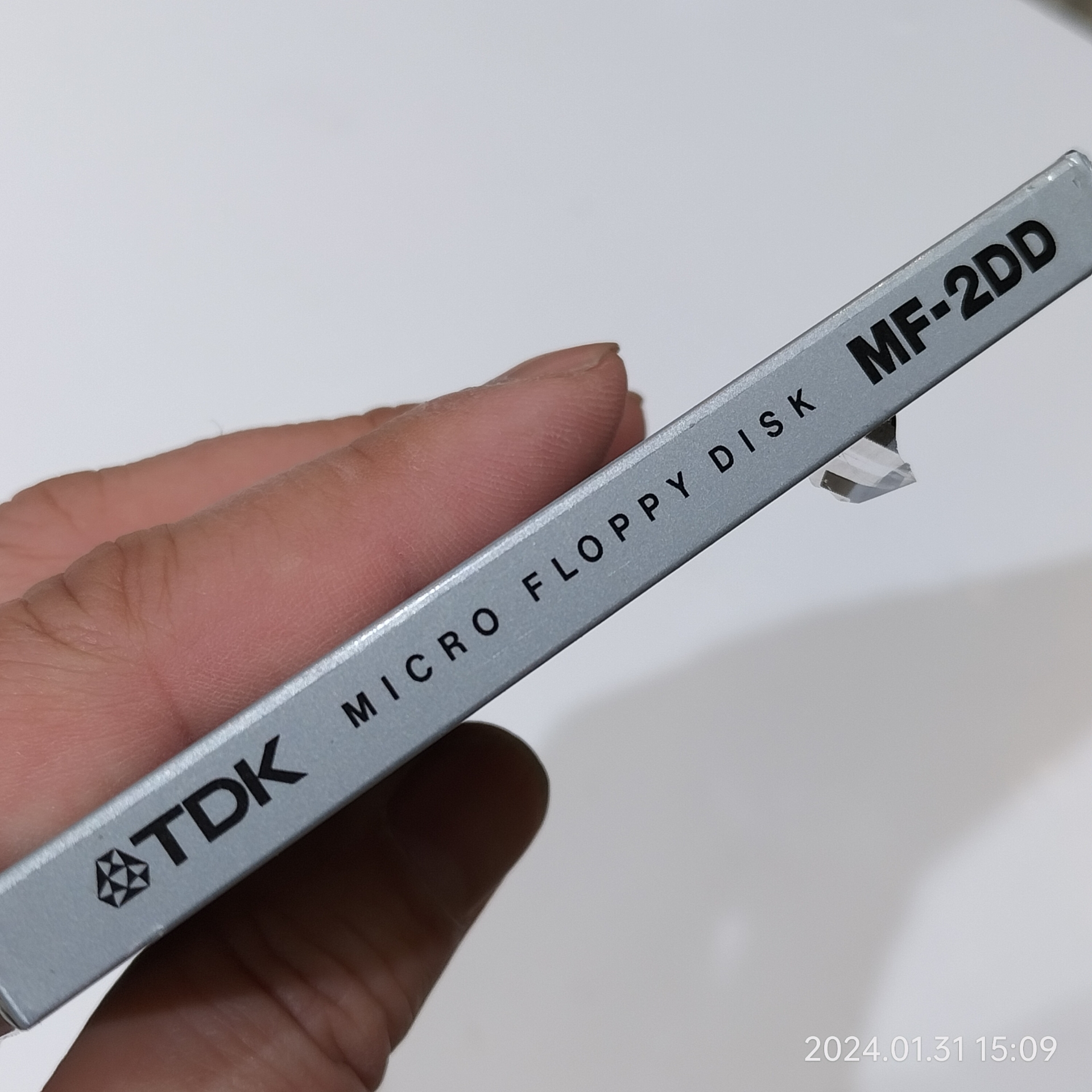 推定1988年頃/TDK/MF-2DD-SEB/2DD/フロッピーディスク : Extinct Media Museum | 絶滅メディア博物館