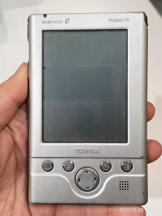 2003/平成15/TOSHIBA/Pocket PC e350/GENIO e/東芝/ジェニオ/ポケットPC/SDカードスロット/Windows Mobile 2003 software ...