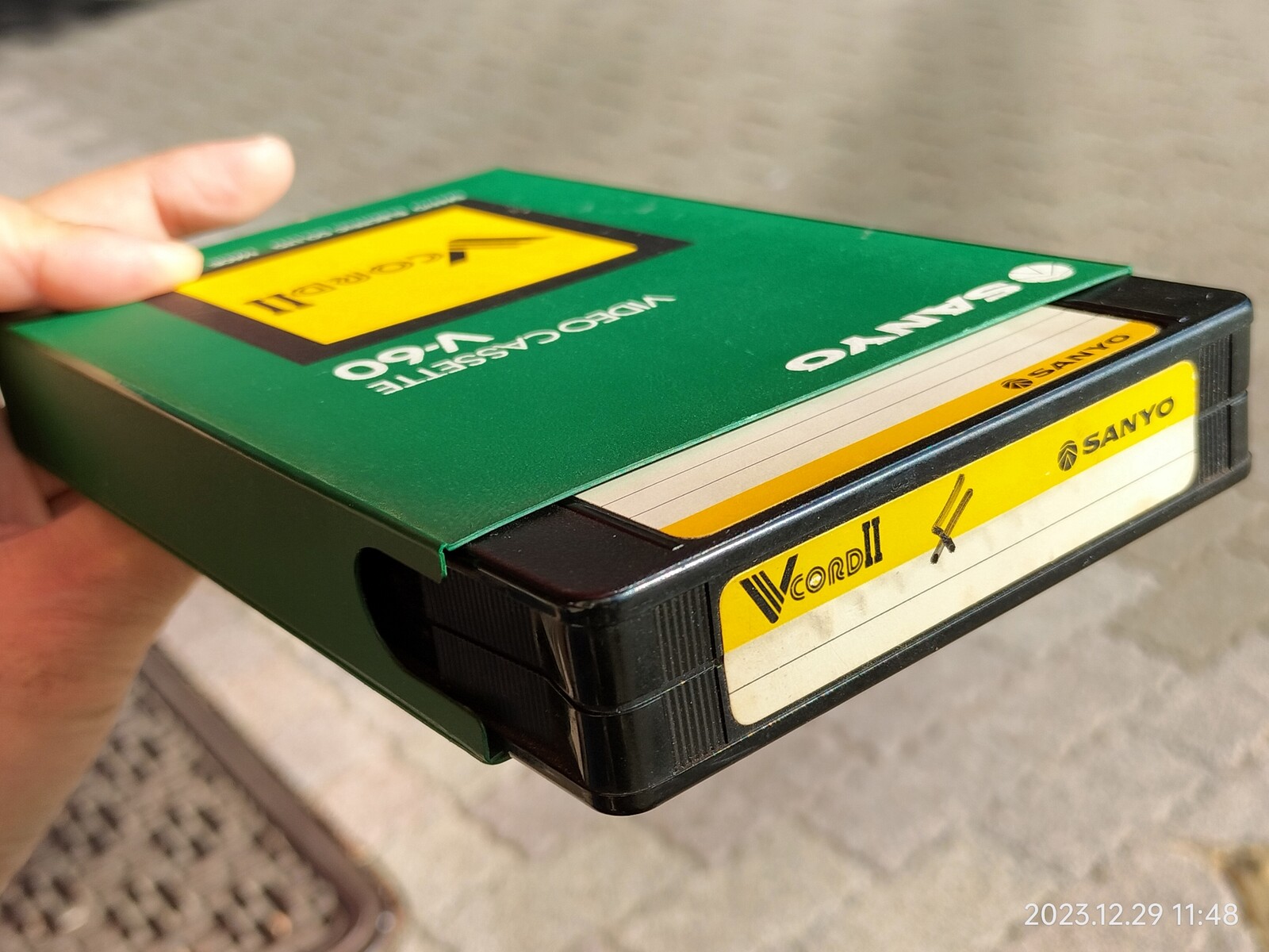 1974/昭和49/SANYO/V CORDⅡ/SANYO VIDEO CASEEETTE/V-cord方式/Vコード方式/V-60 ...