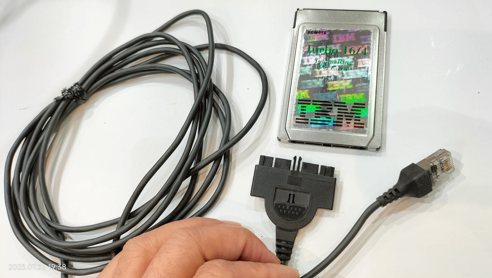 1997/平成9/IBM/PCMCIA/Token-Ring PC Card/Turbo 16/4/RJ-45コネクター付きケー ブル ...