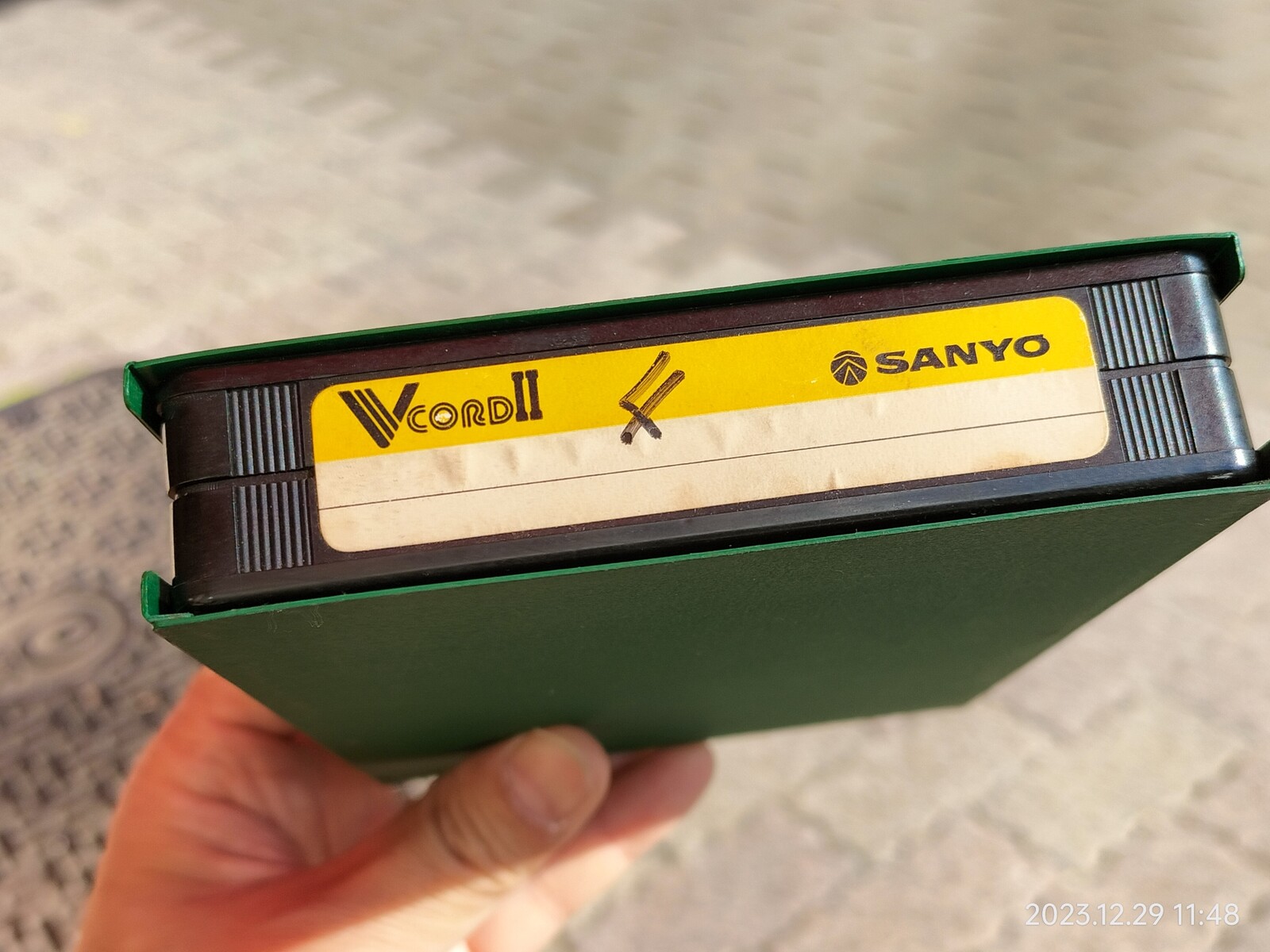 1974/昭和49/SANYO/V CORDⅡ/SANYO VIDEO CASEEETTE/V-cord方式/Vコード方式/V-60 ...