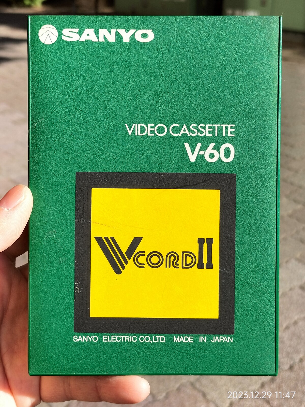 1974/昭和49/SANYO/V CORDⅡ/SANYO VIDEO CASEEETTE/V-cord方式/Vコード方式/V-60 ...