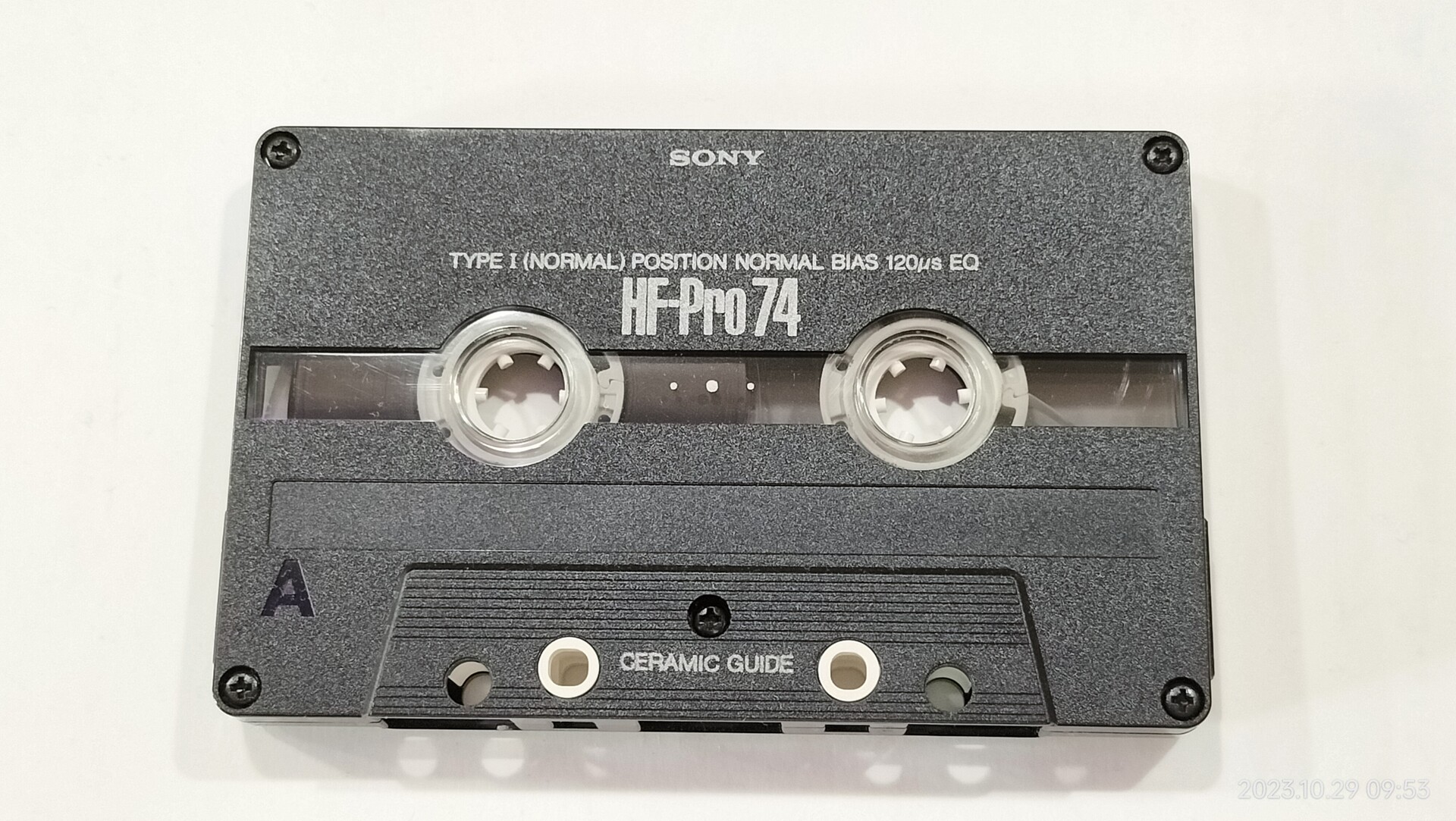 1990/平成2/SONY/HF-Pro 74/カセットテープ/ノーマルポジション/二代目HF-Pro/ : Extinct Media ...