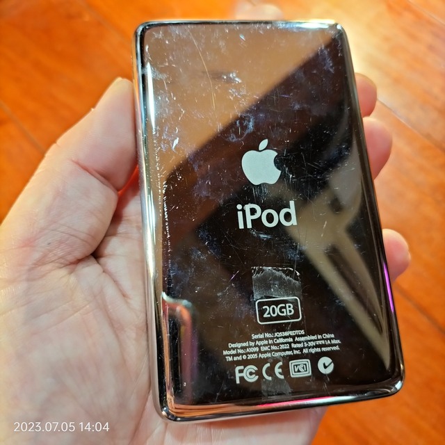 2004/平成16/Apple/iPod Click Wheel/A1059/20GB/AAC対応/第4世代iPod/USB2 ...