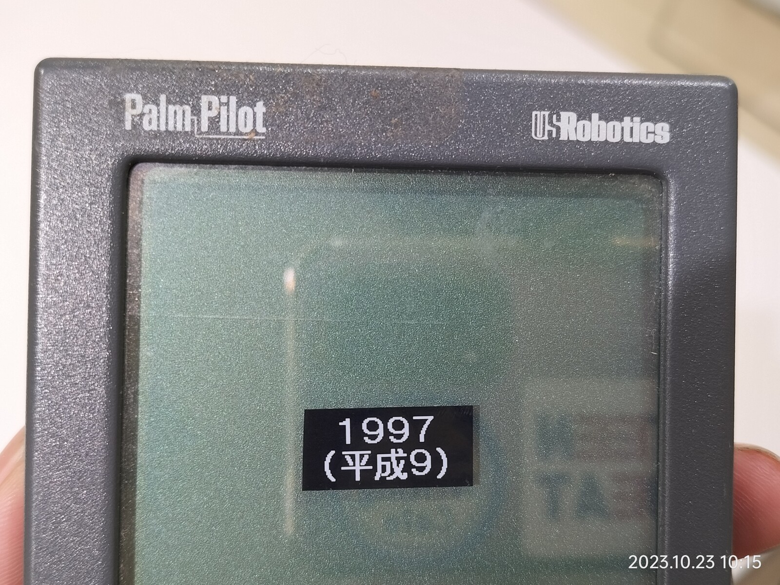 1997/平成9/U.S. Robotics/Palm Pilot/初めて日本語化されたPalmモデル/ : Extinct Media ...