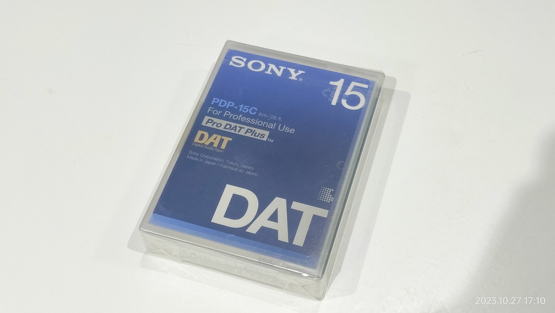 年代調査中/SONY/PDP-15C/For Professional Use/Pro DAT Plus/DAT/15分/ : Extinct ...